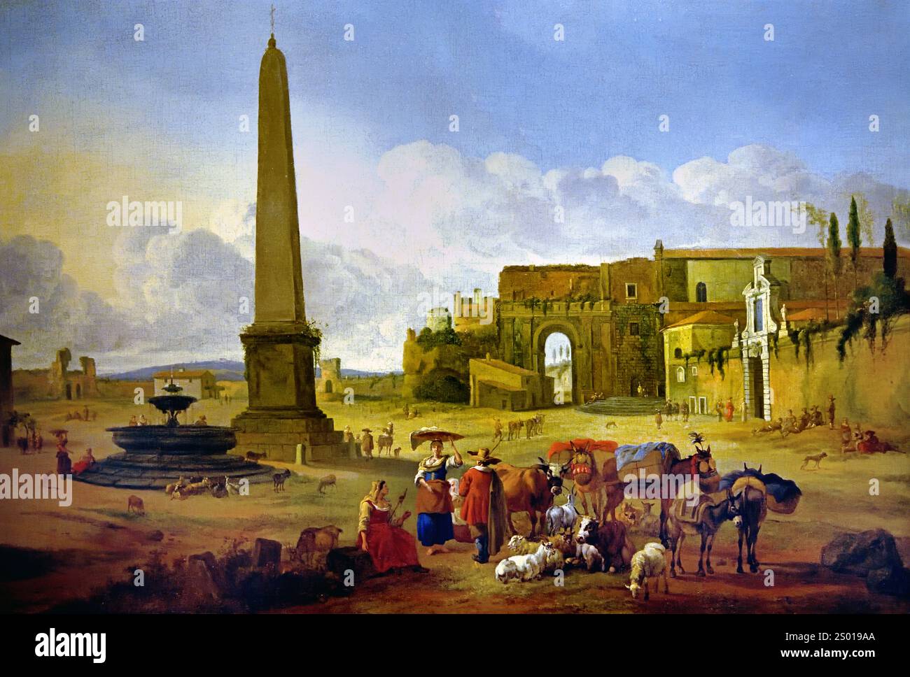 Roman populace on the piazza del popolo hi-res stock photography and ...