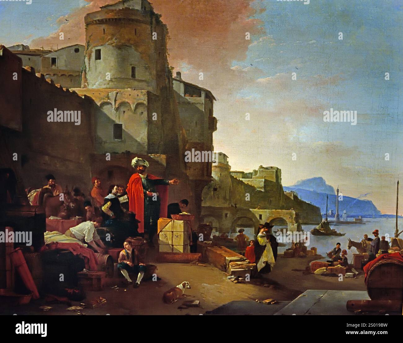 An italianate harbour scene hi-res stock photography and images - Alamy