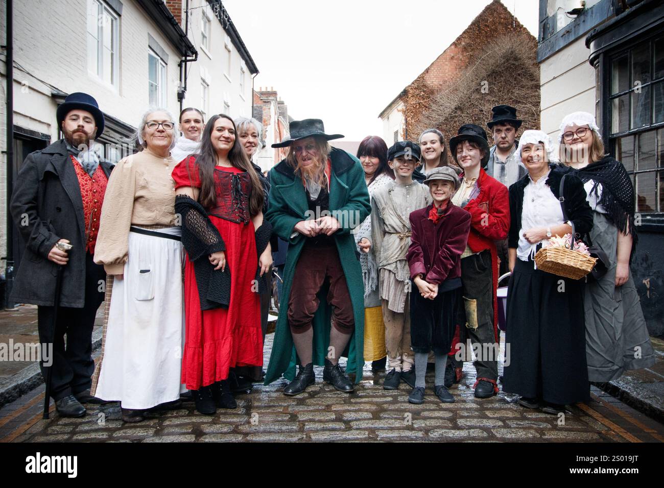 The Tamworth Musical Theatre Company dressed up as the Oliver cast for ...