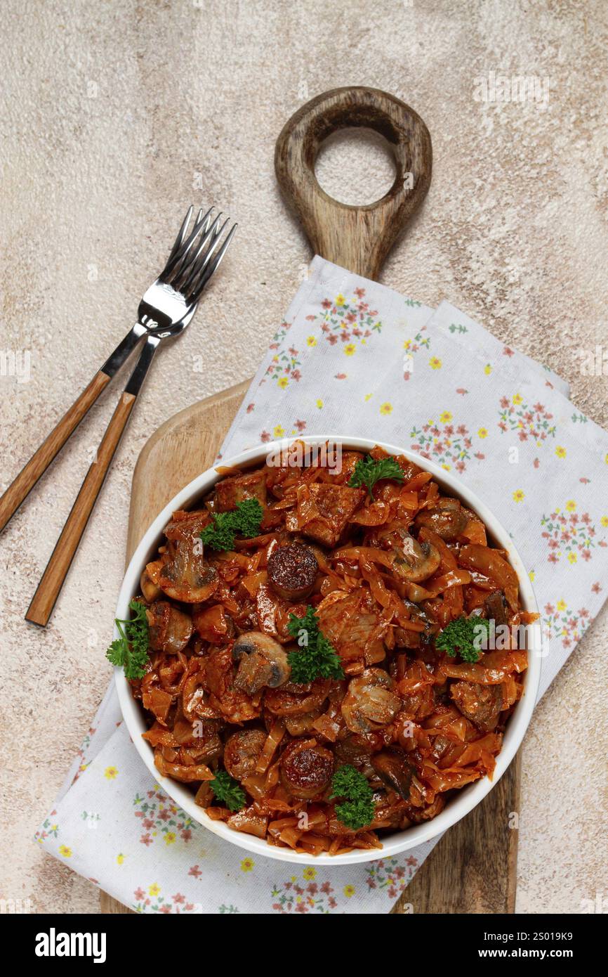 Bigos, bigus is a national Polish dish, made of cabbage and meat ...