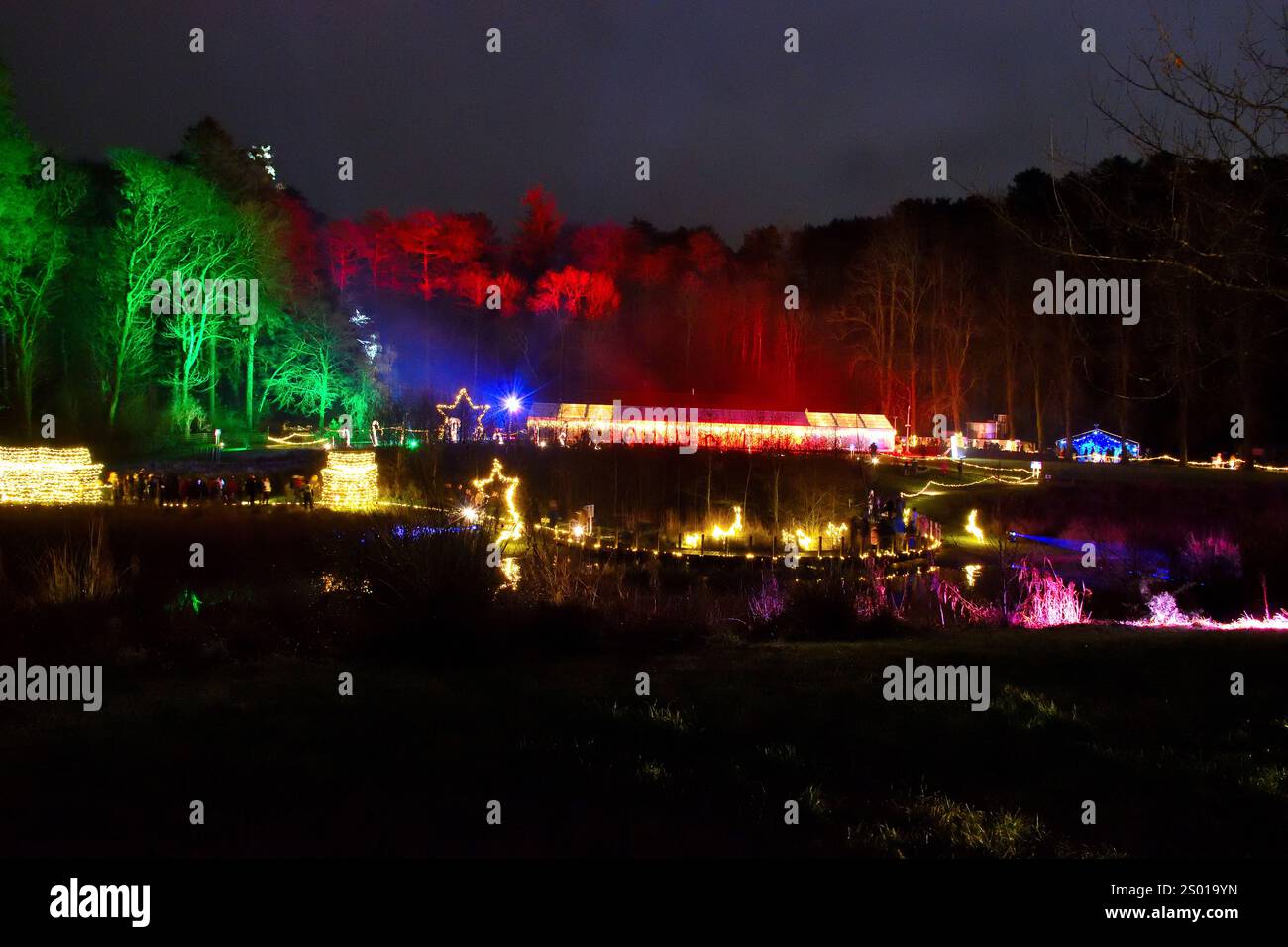 Starry Nights at Dean Castle Country Park Stock Photo - Alamy