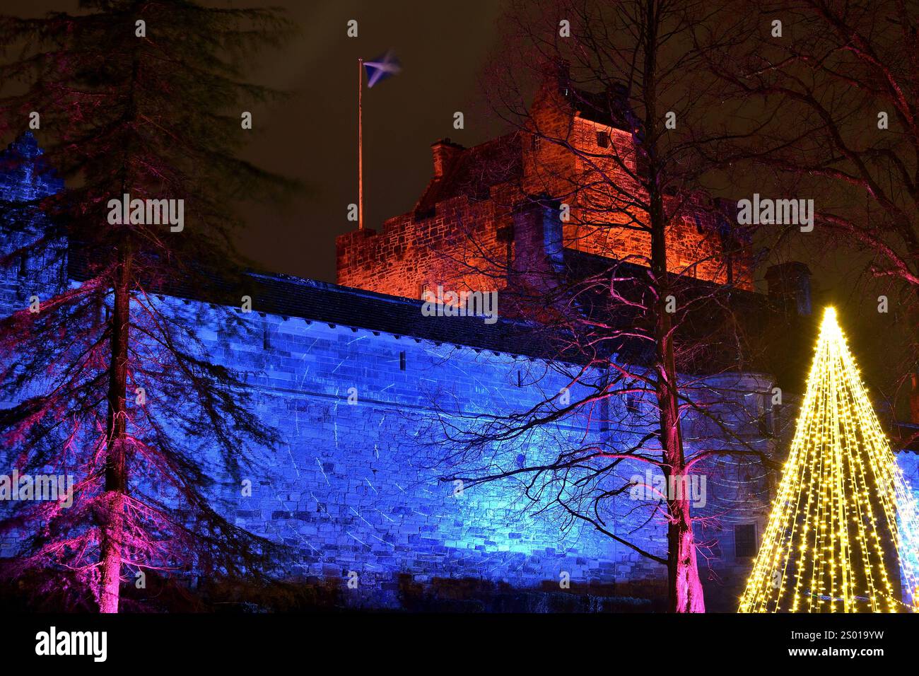 Starry Nights at Dean Castle Country Park Stock Photo - Alamy