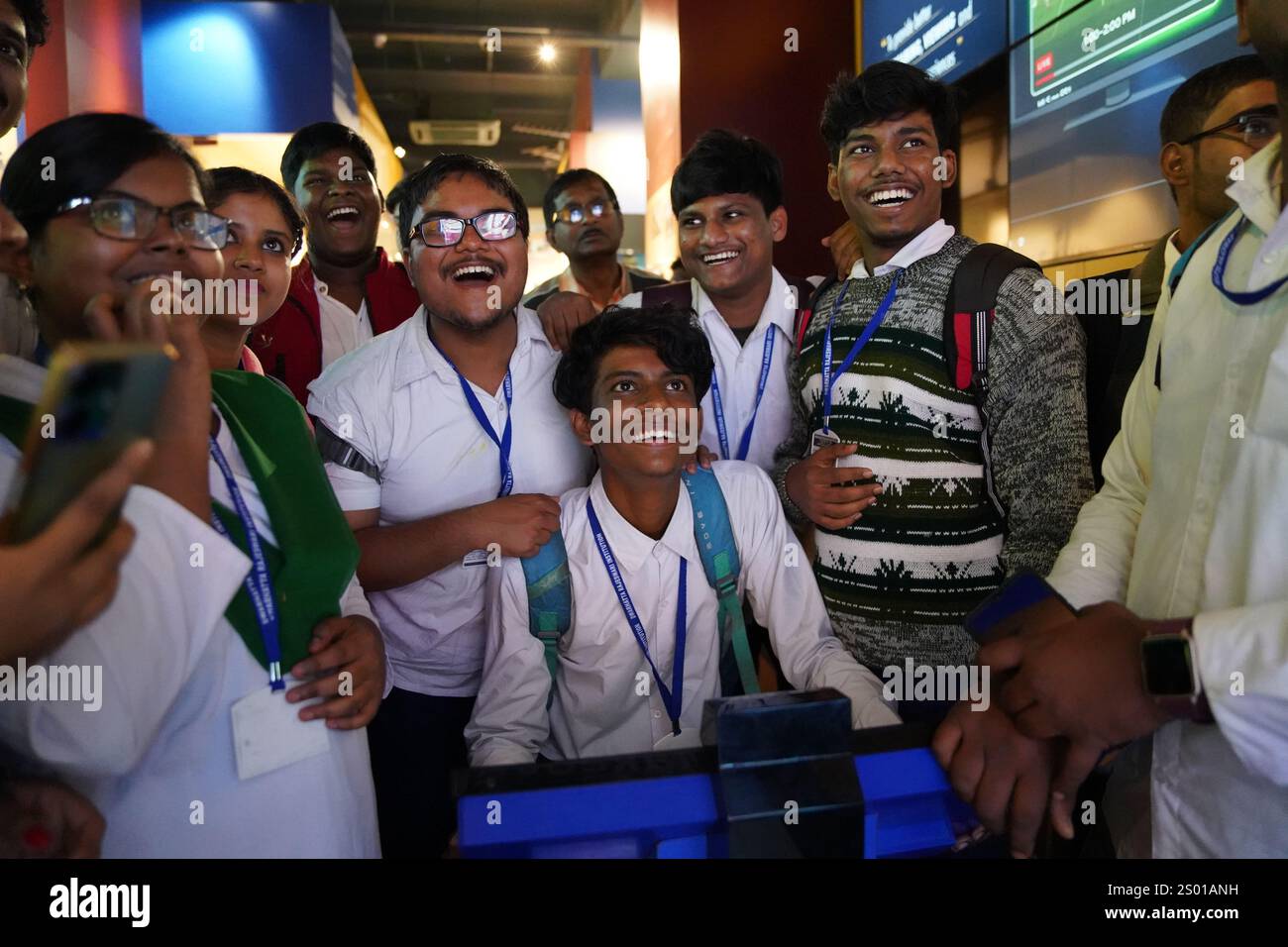 Kolkata, India, December 23, 2024: Visitors explore the recently renovated Television Gallery at ...