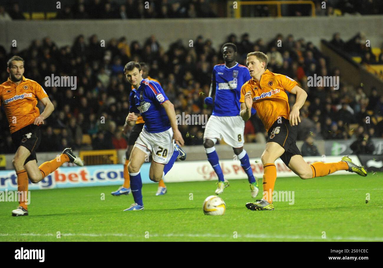 Christophe Berra of Wolverhampton Wanderers in attack. Football -nPower ...