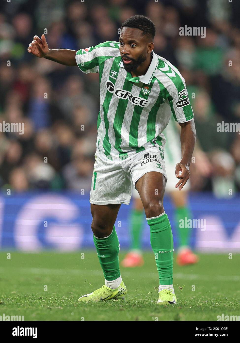 Sevilla, Spain. 22nd Dec, 2024. Cedric Bakambu of Real Betis during the ...