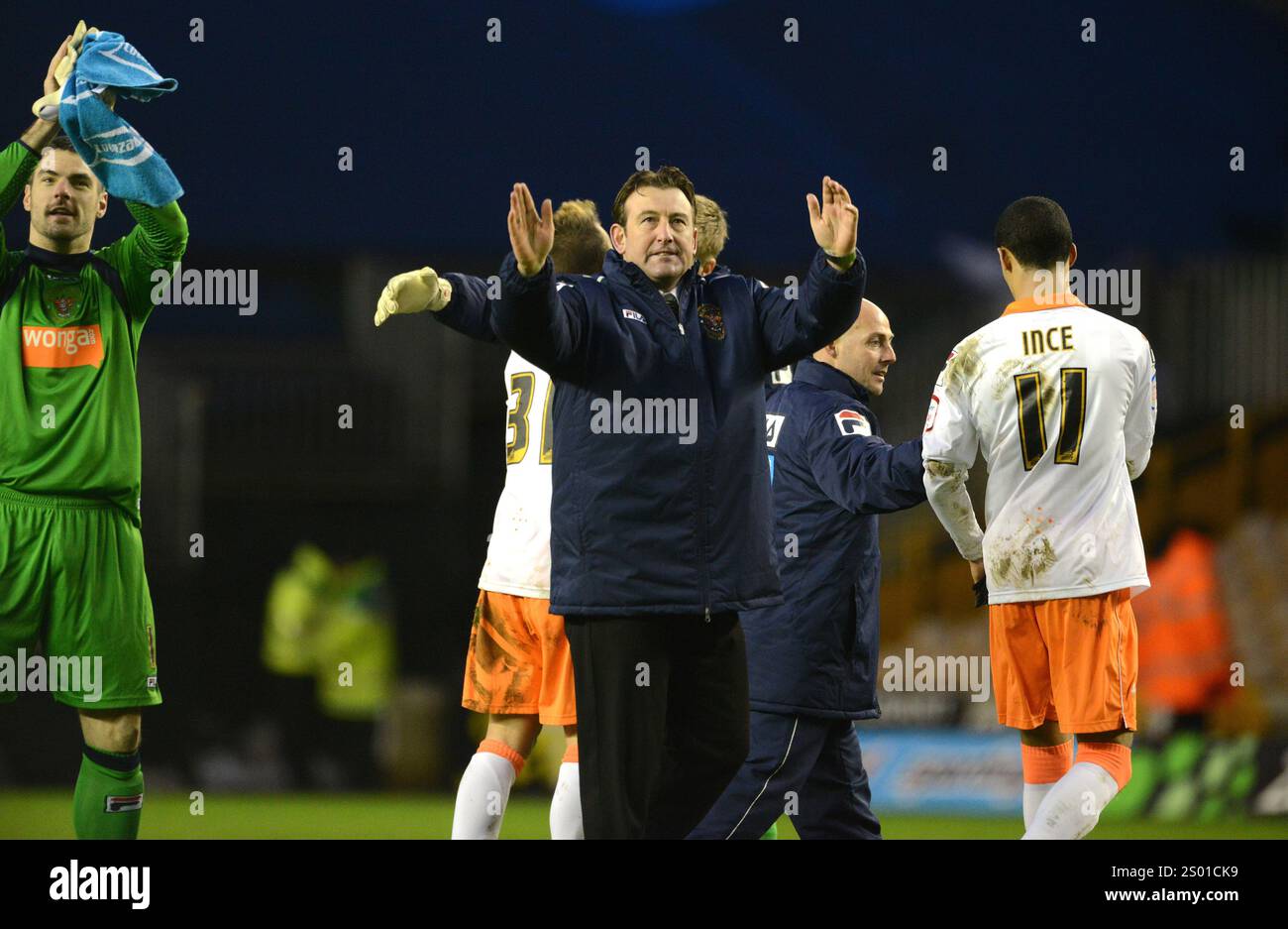 Steve Thompson the manager of Blackpool. Football -nPower Football ...