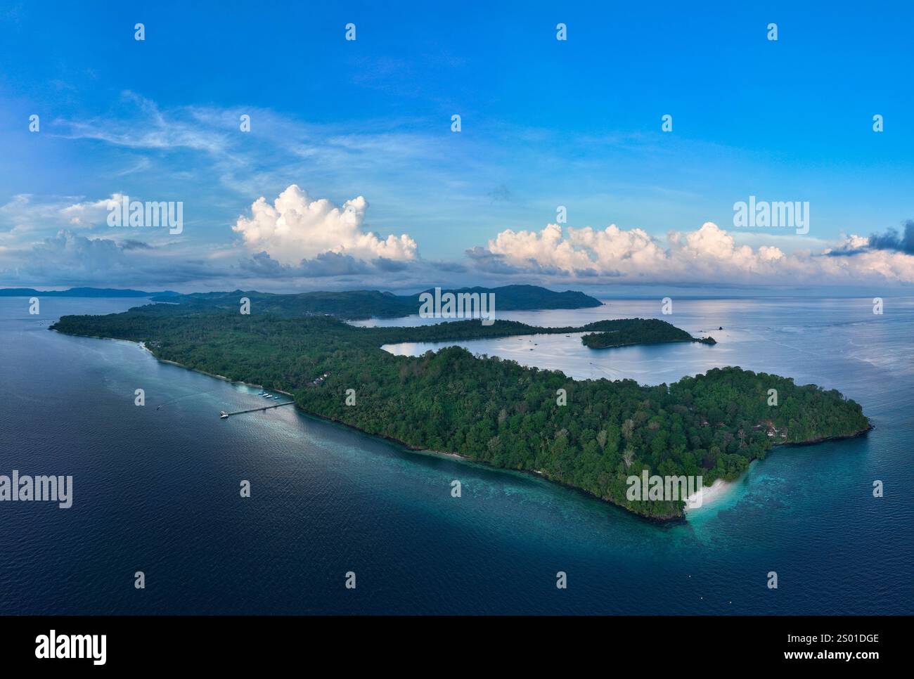 The scenic island of Bangka, just north of Sulawesi in Indonesia, is ...