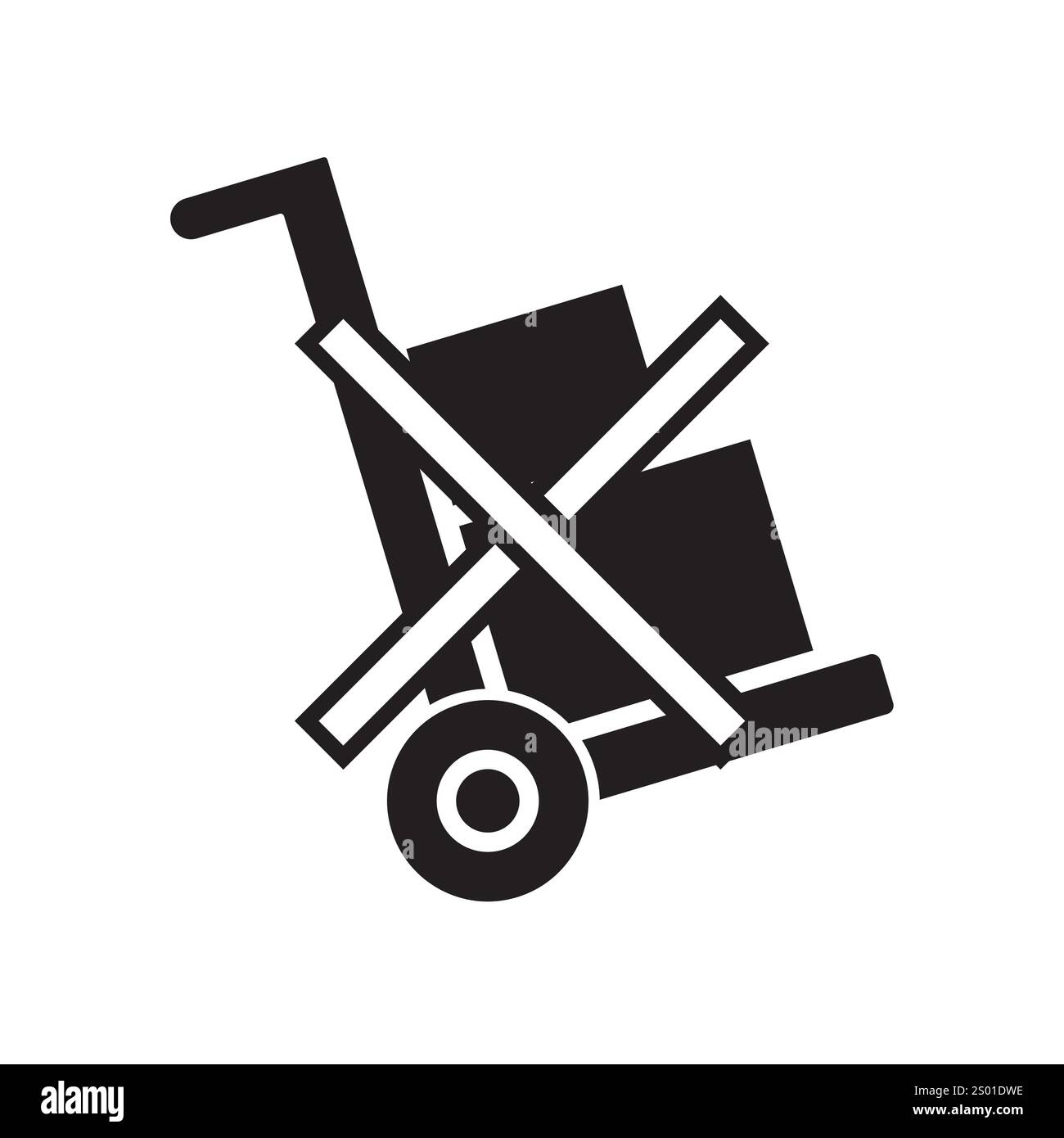Do not use trolley icon, Packaging Symbol Stock Vector Image & Art - Alamy