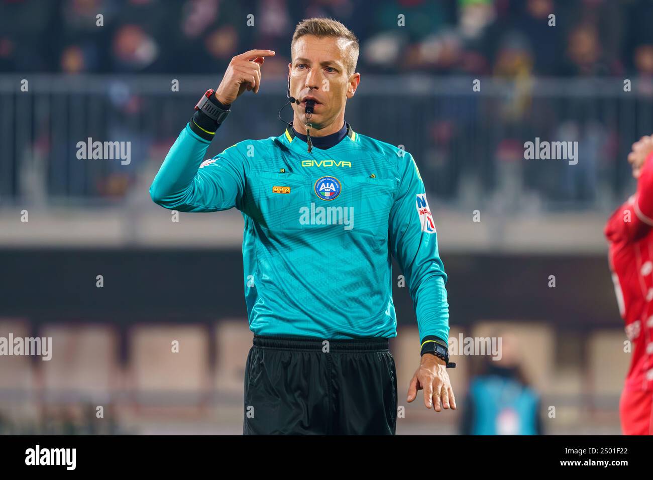 Monza, Italy. 22 Dec, 2024. Davide Massa, Referee, during AC Monza Vs ...