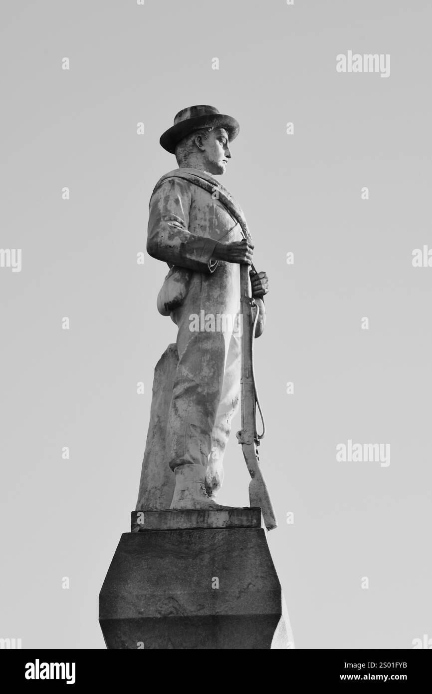 Confederate Statue in Brandon, Mississippi Stock Photo - Alamy
