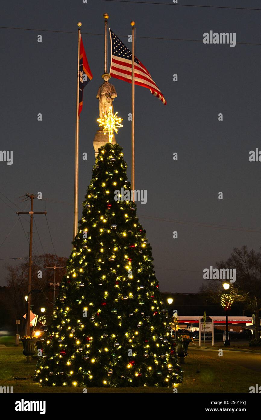 Dixieland Christmas on the Square in Brandon, Mississippi Stock Photo ...