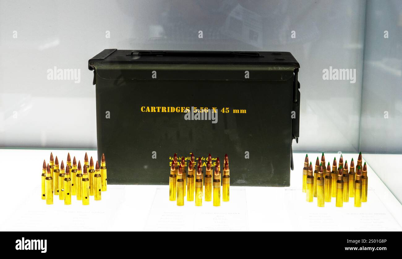 Cartridges and bullets of various calibers and sizes for pistols ...