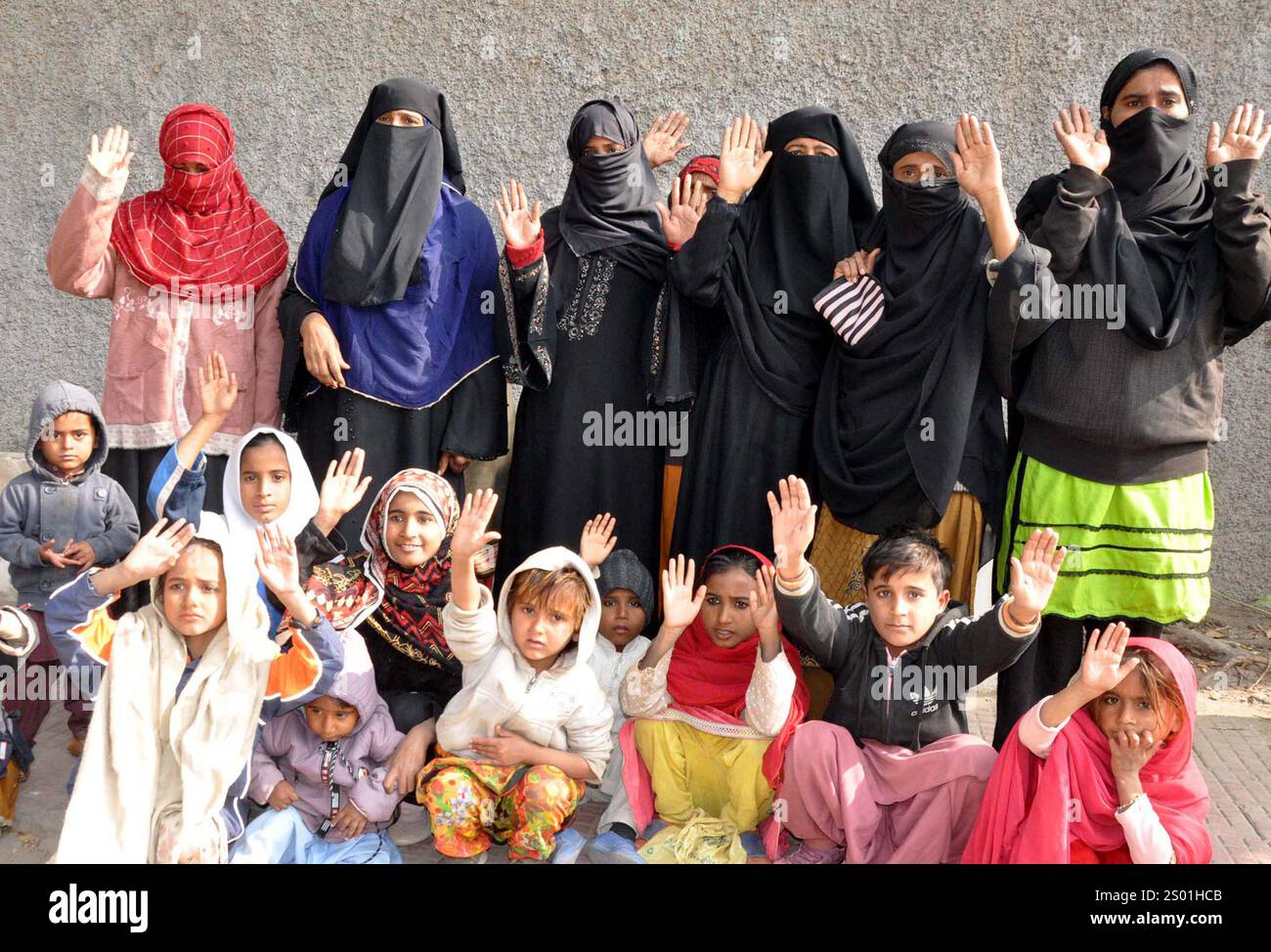 Residents of Tando Allahyar are holding protest demonstration against ...