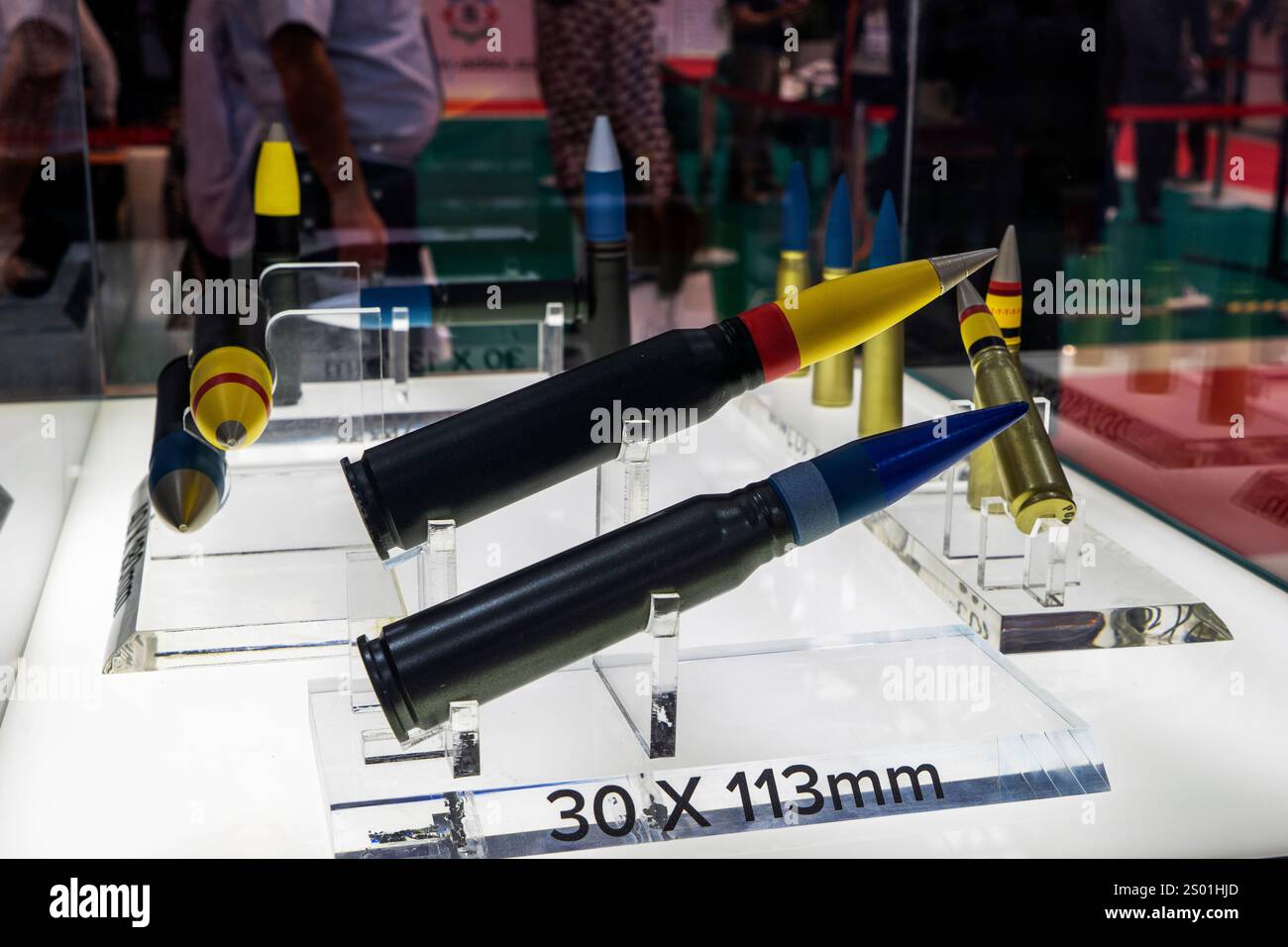 Cartridges and bullets of various calibers and sizes for pistols ...