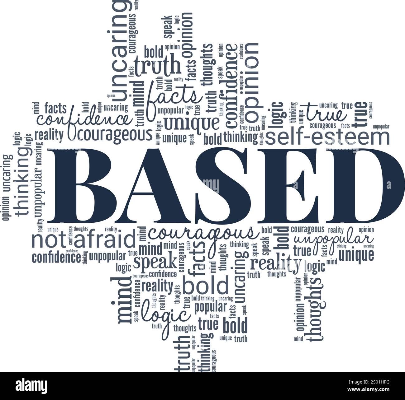 Based word cloud conceptual design isolated on white background Stock ...