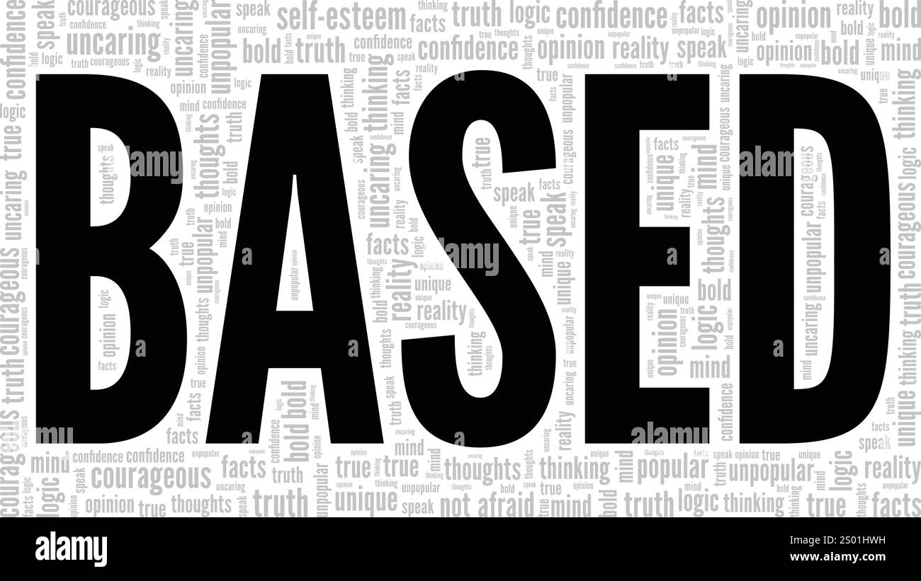 Based word cloud conceptual design isolated on white background Stock ...