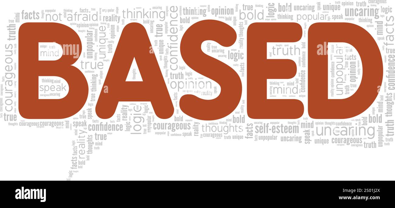 Based word cloud conceptual design isolated on white background Stock ...