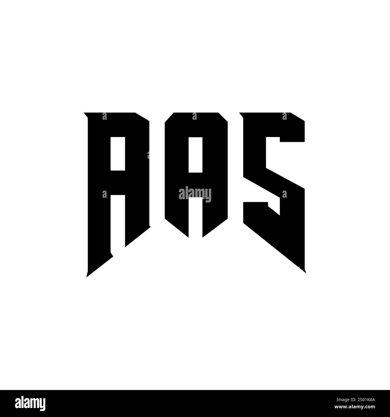 AAS letter logo design for technology company. AAS logo design black ...