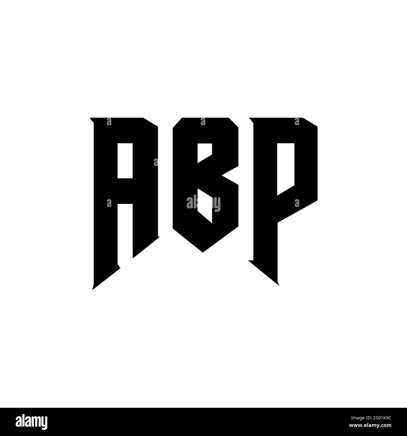 ABP letter logo design for technology company. ABP logo design black ...