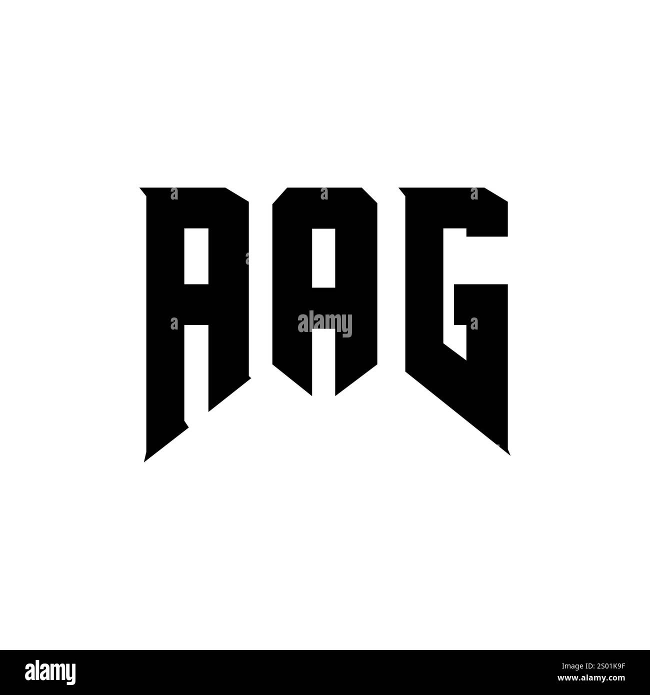 AAG letter logo design for technology company. AAG logo design black ...