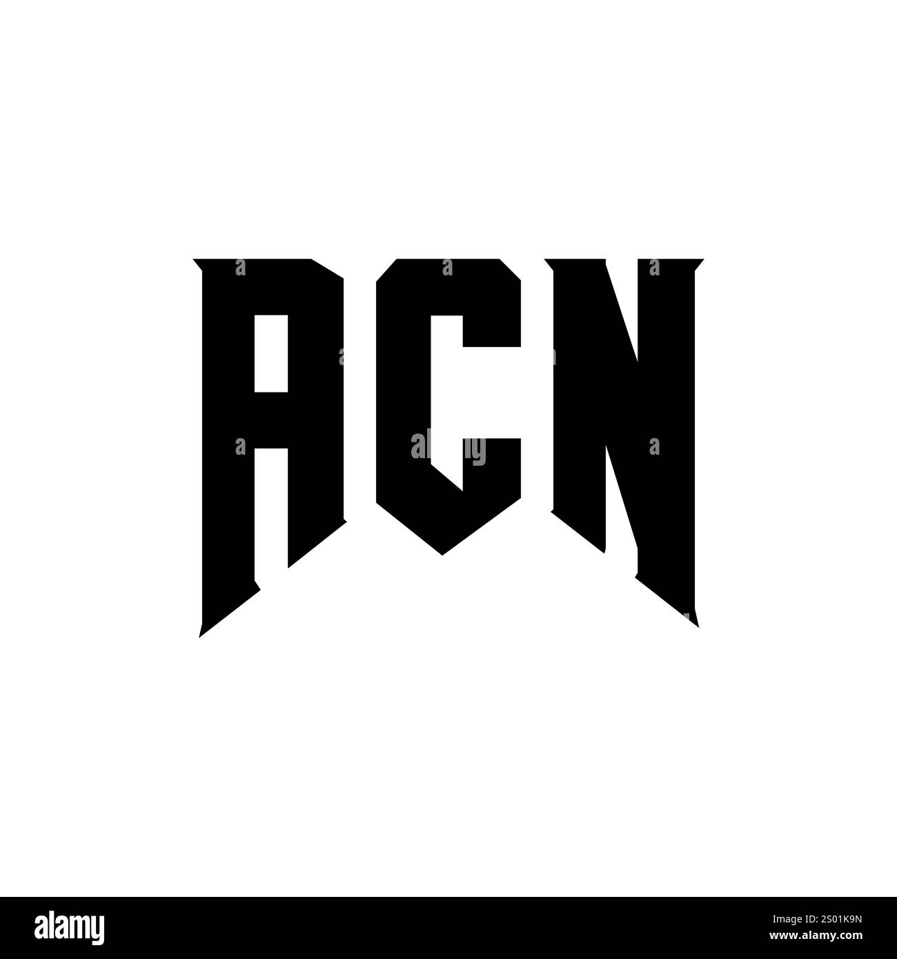 ACN letter logo design for technology company. ACN logo design black ...