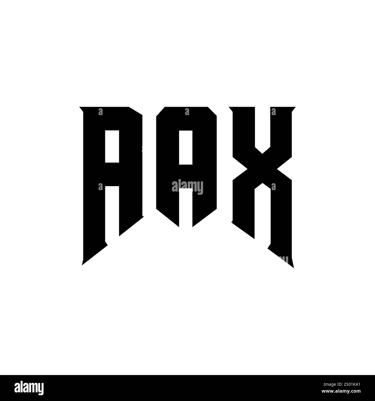 AAX letter logo design for technology company. AAX logo design black ...