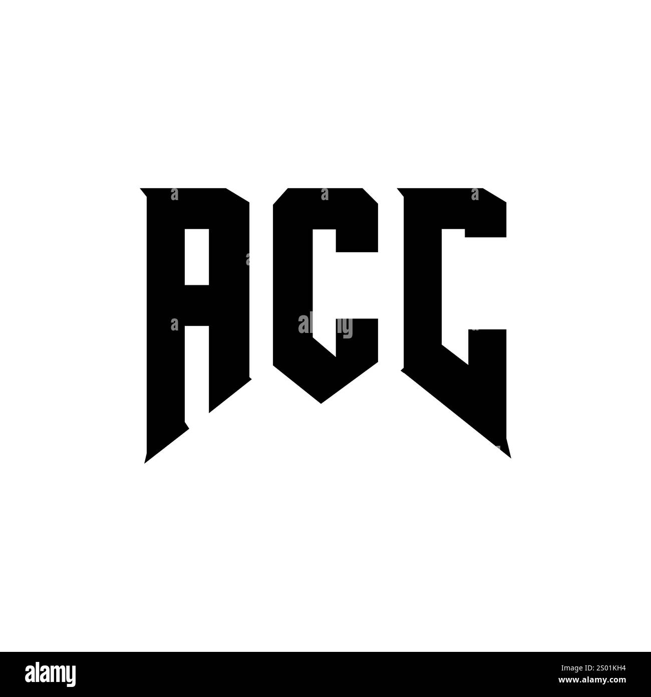 ACC letter logo design for technology company. ACC logo design black ...
