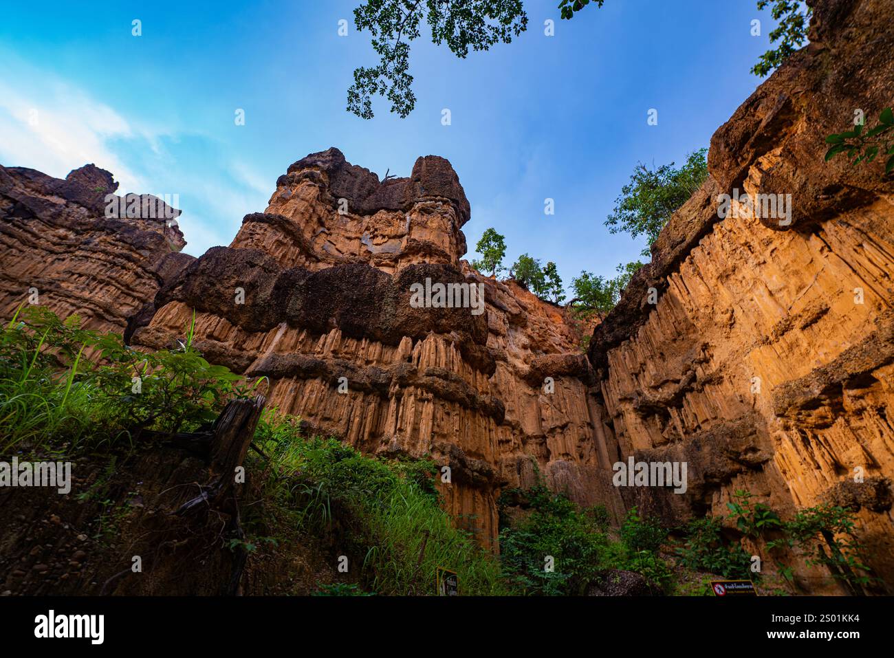 Pha Chor Canyon was created after Ping River changed its course many ...