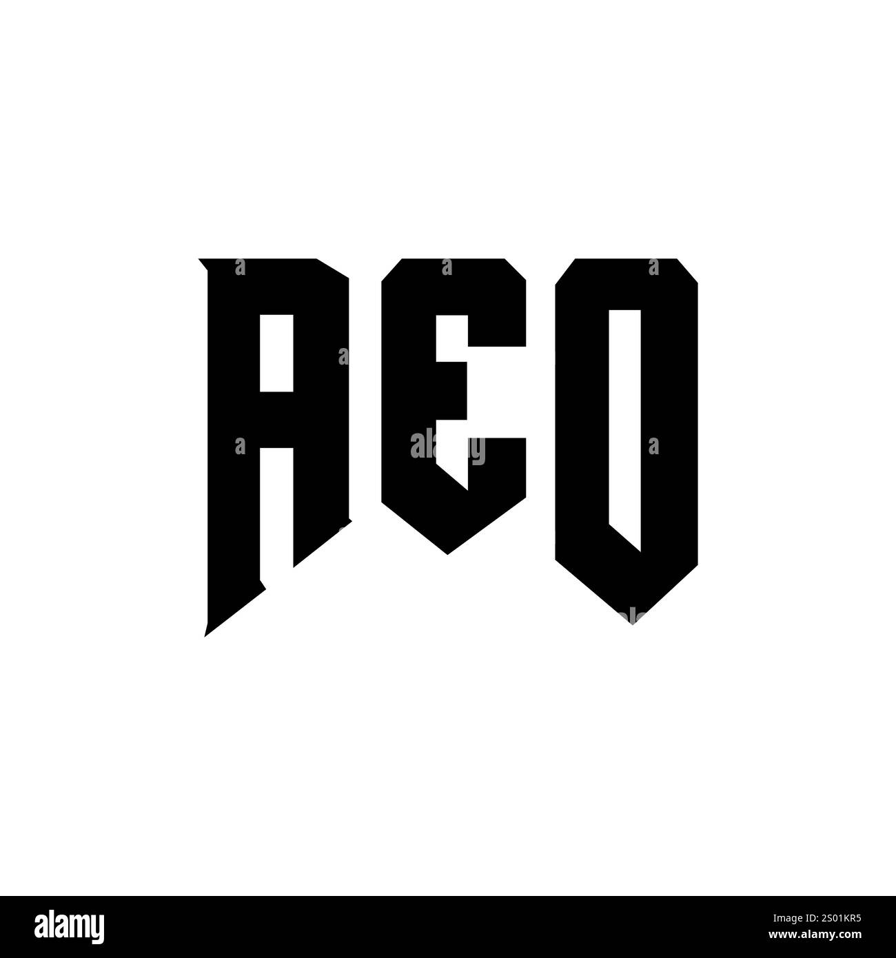 AEO letter logo design for technology company. AEO logo design black ...