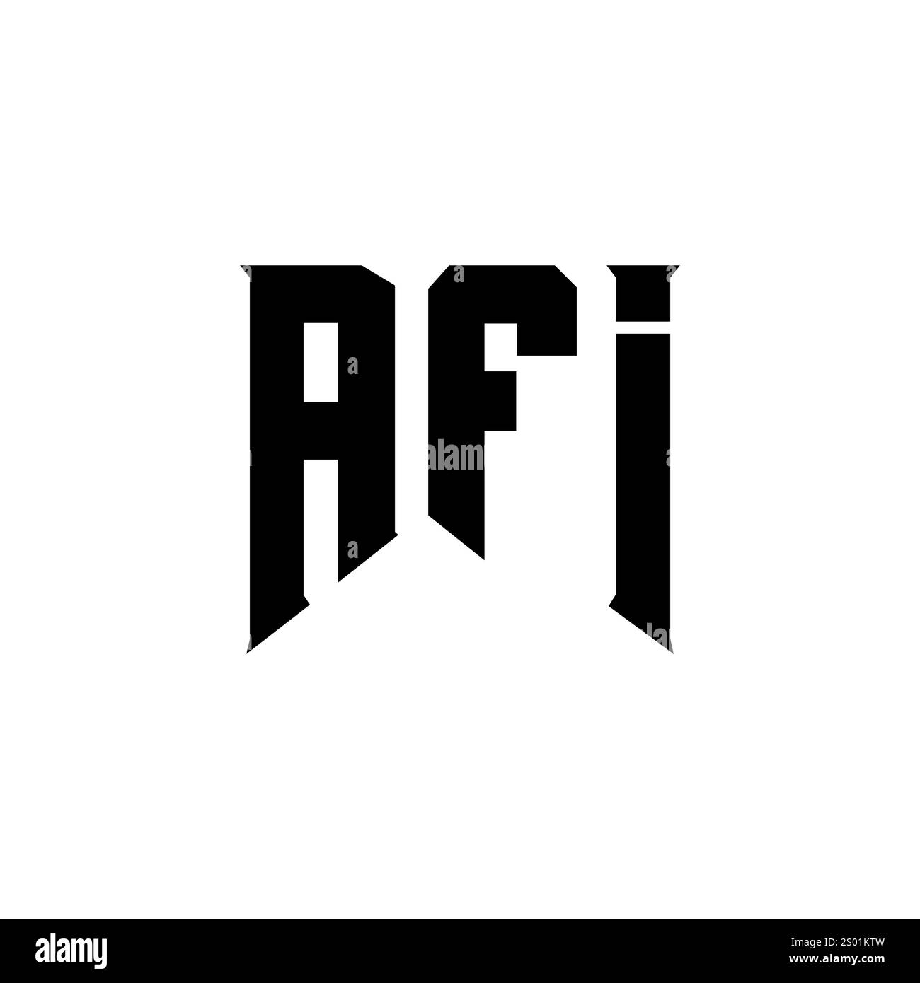 AFI letter logo design for technology company. AFI logo design black ...