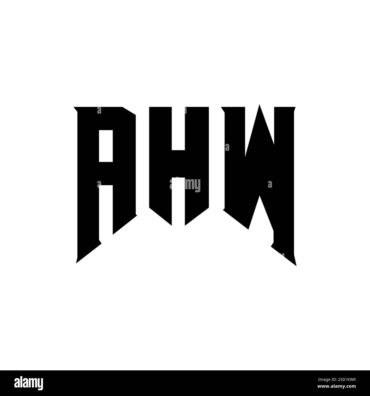 Ahw logo design hi-res stock photography and images - Alamy