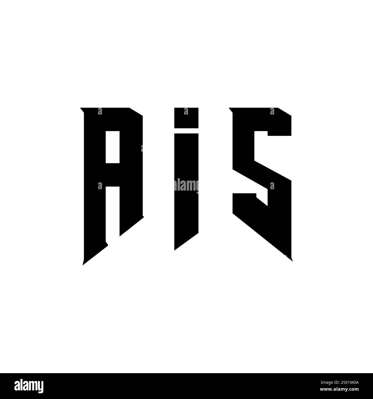 AIS letter logo design for technology company. AIS logo design black ...