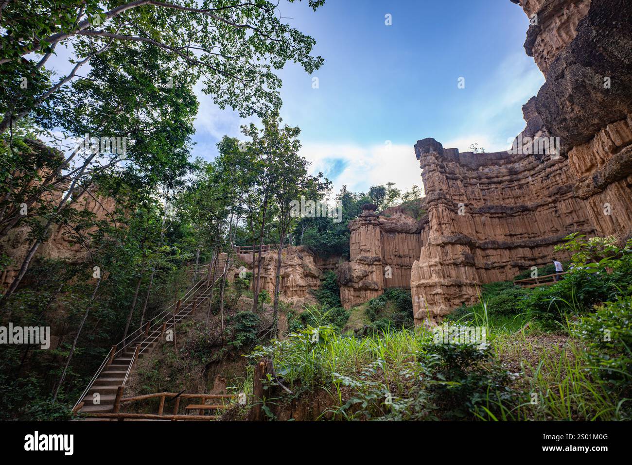 Pha Chor Canyon was created after Ping River changed its course many ...