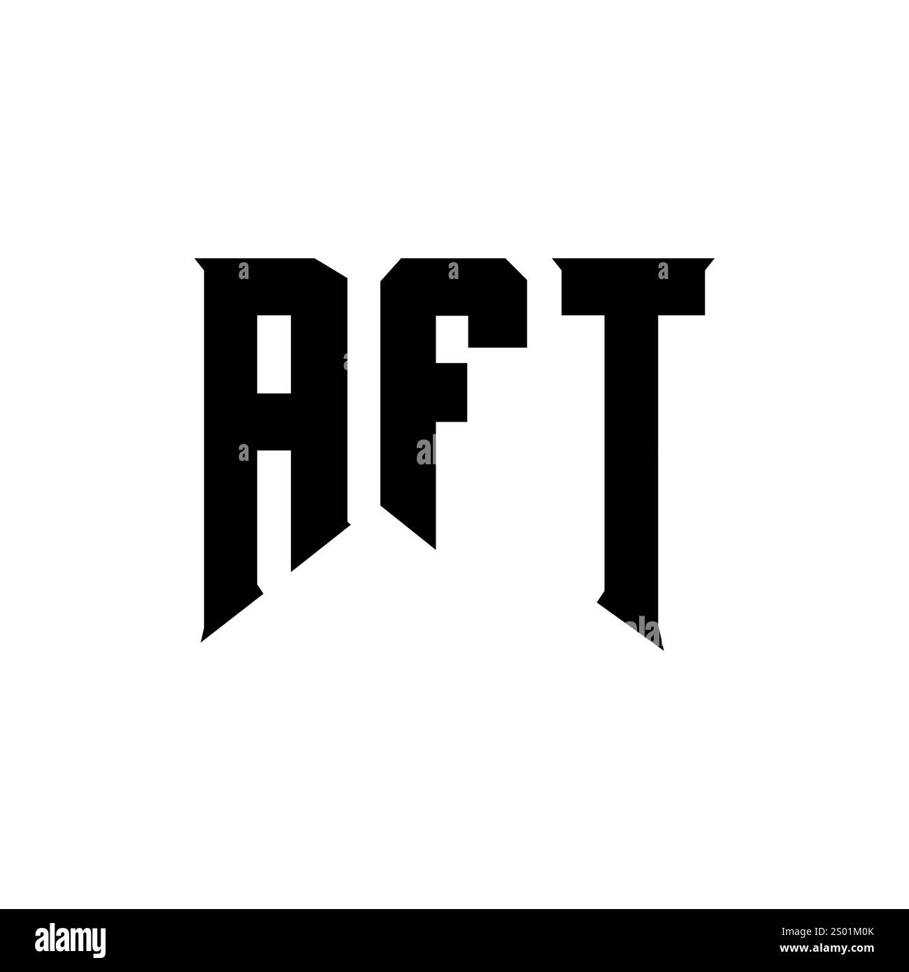 AFT letter logo design for technology company. AFT logo design black ...