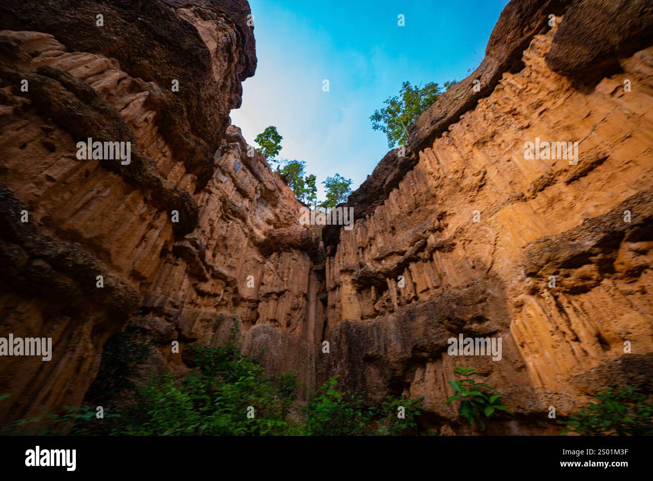 Pha Chor Canyon was created after Ping River changed its course many ...