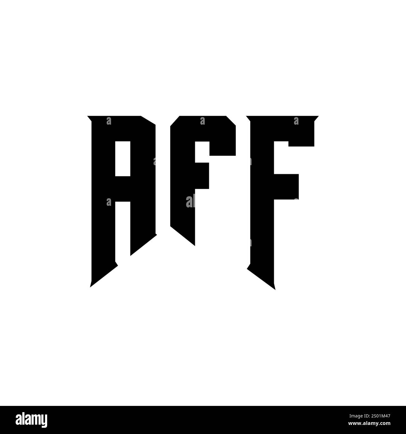 AFF letter logo design for technology company. AFF logo design black ...