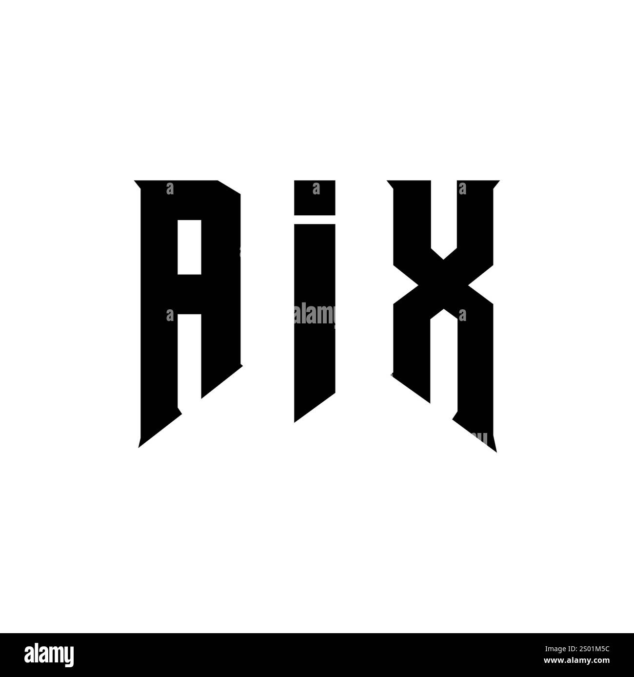 Aix logo design Cut Out Stock Images & Pictures - Alamy