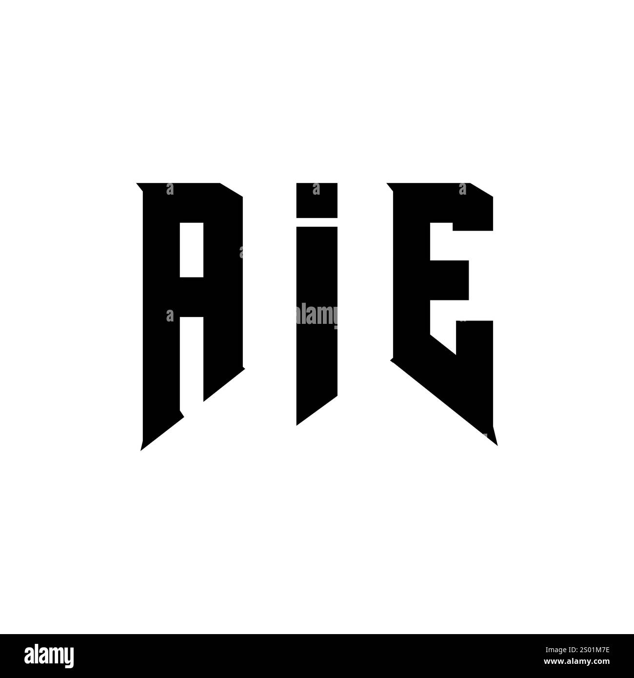 AIE letter logo design for technology company. AIE logo design black ...