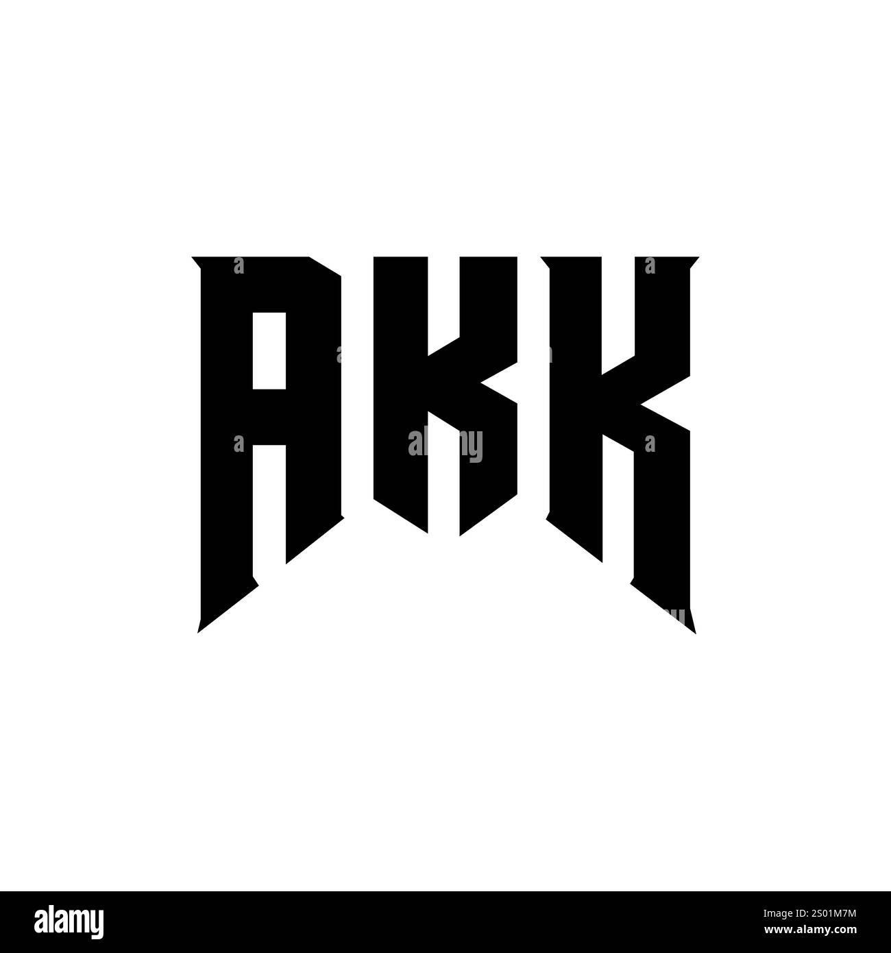 Akk logo design hi-res stock photography and images - Alamy