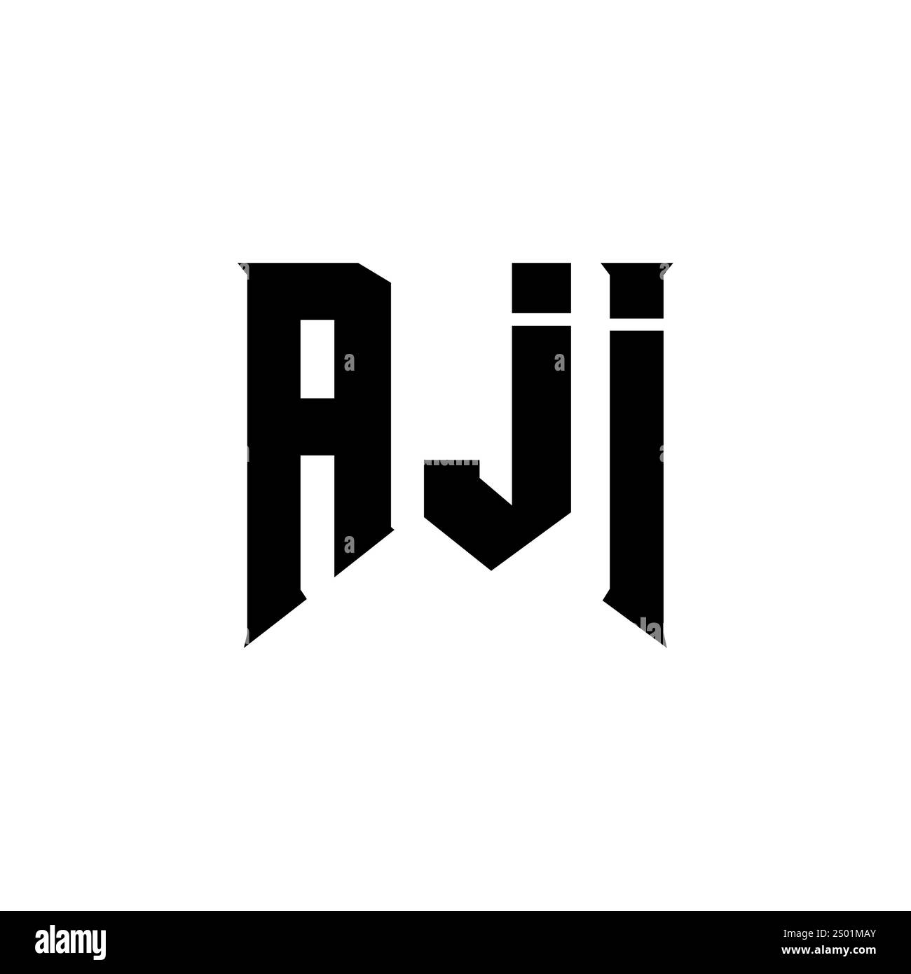 Aji logo design Stock Vector Images - Alamy