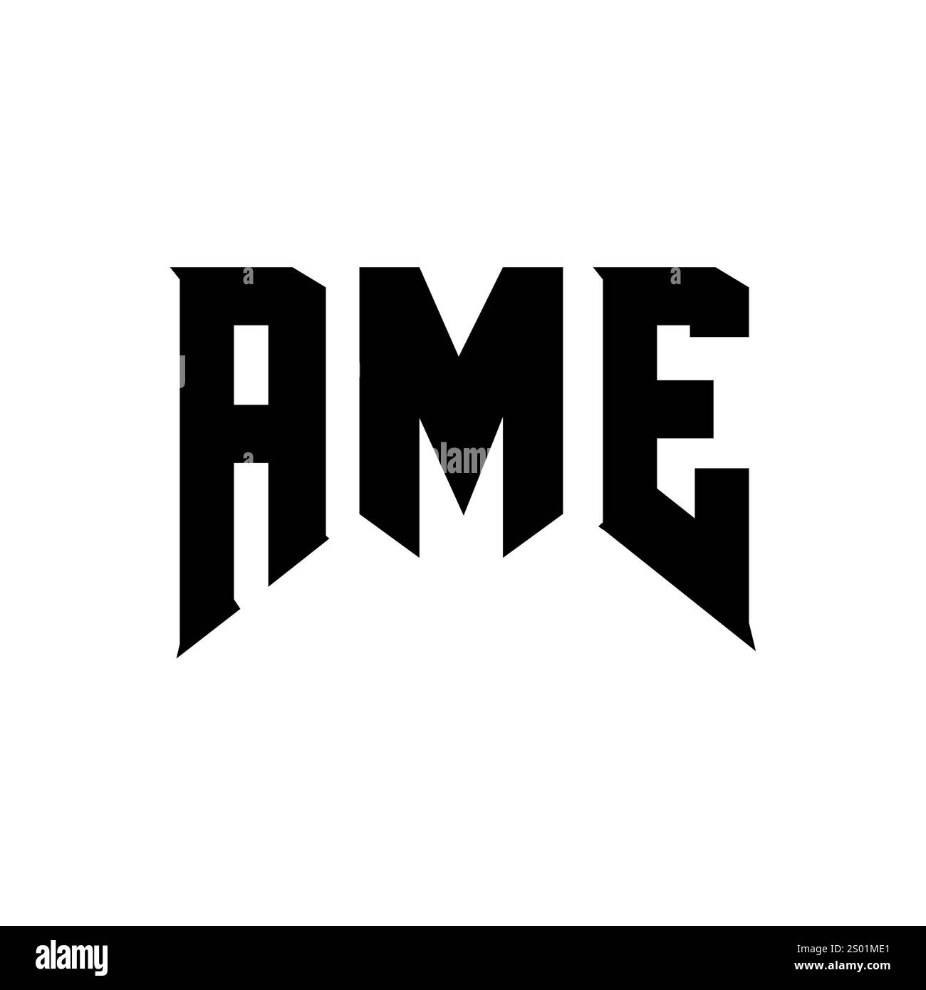 AME letter logo design for technology company. AME logo design black ...
