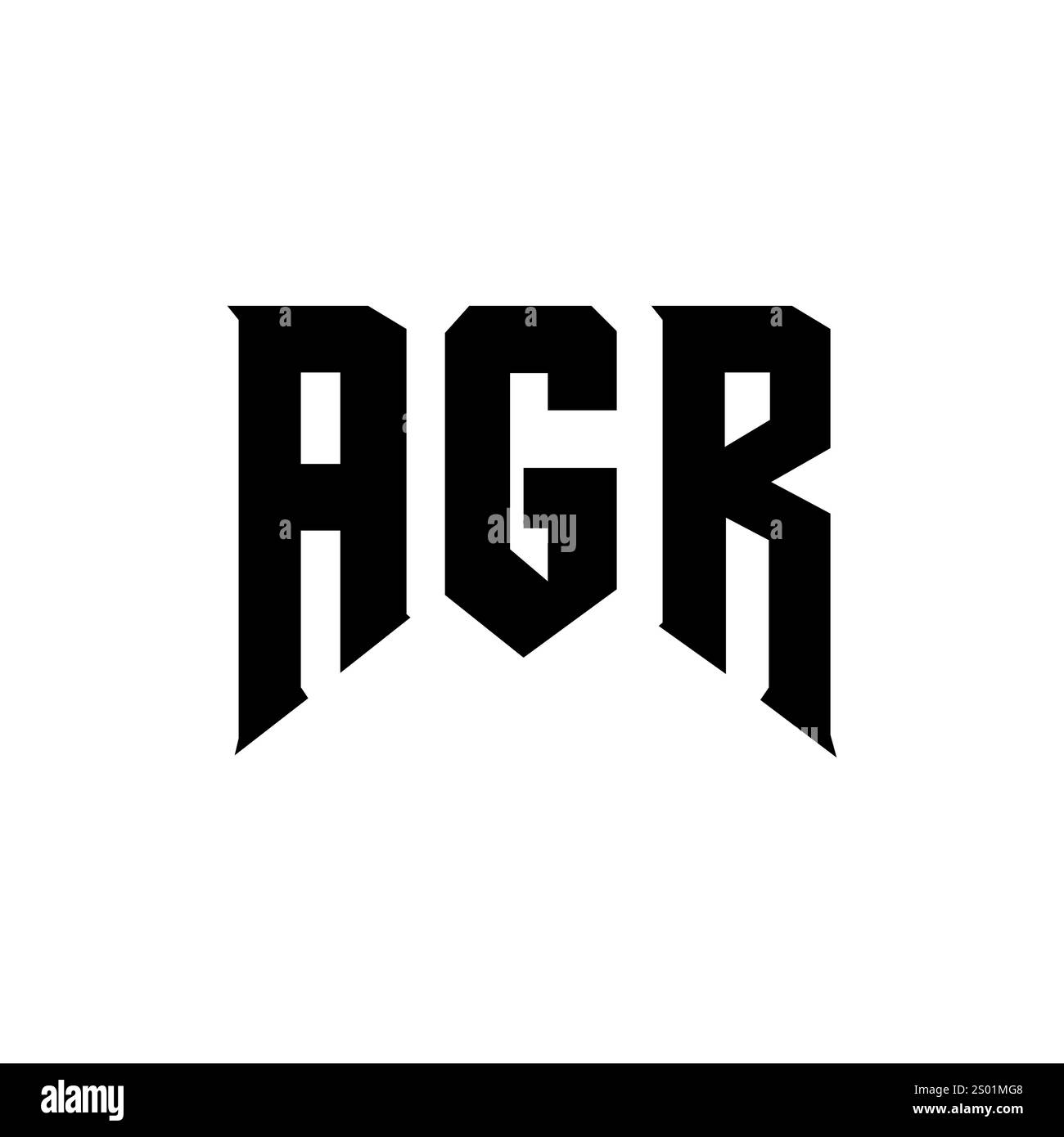 AGR letter logo design for technology company. AGR logo design black ...