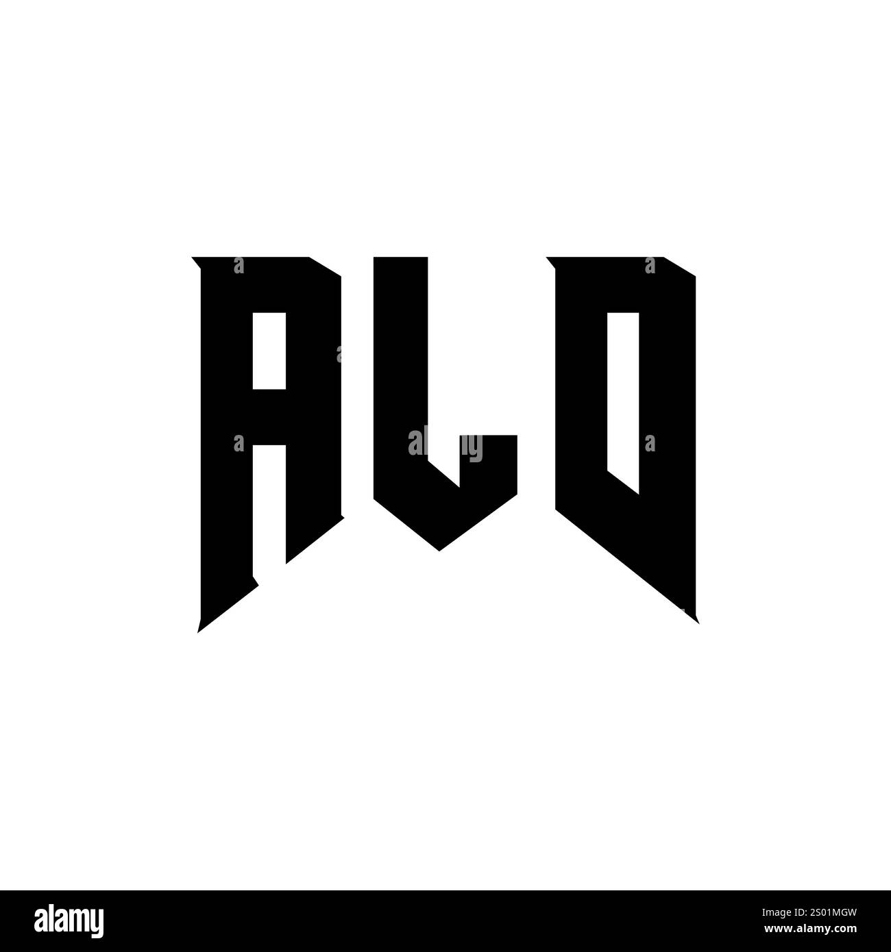 ALD letter logo design for technology company. ALD logo design black ...