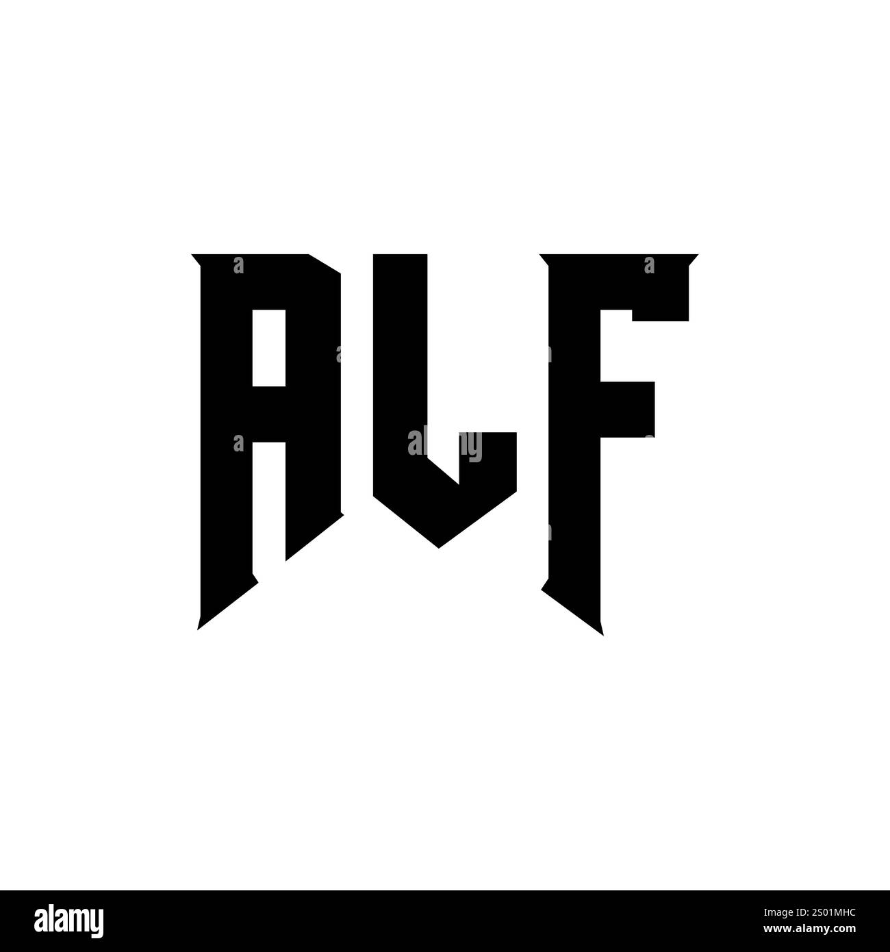Alf logo design Stock Vector Images - Alamy