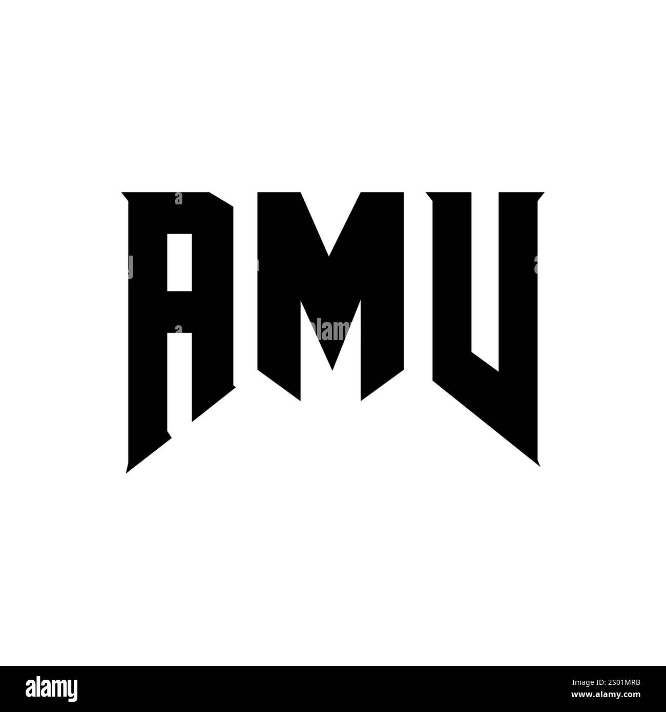 AMV letter logo design for technology company. AMV logo design black ...