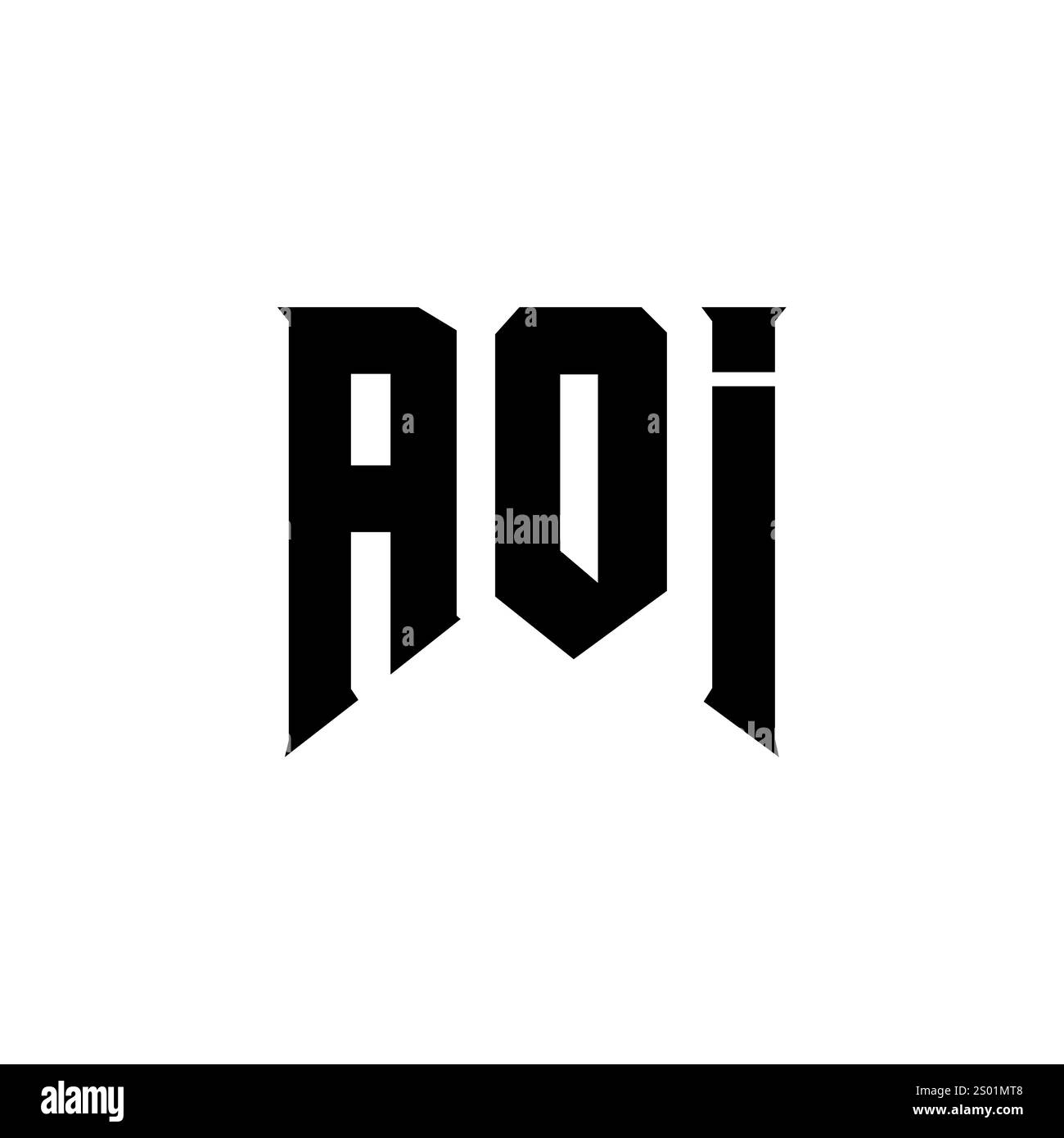 AOI letter logo design for technology company. AOI logo design black ...