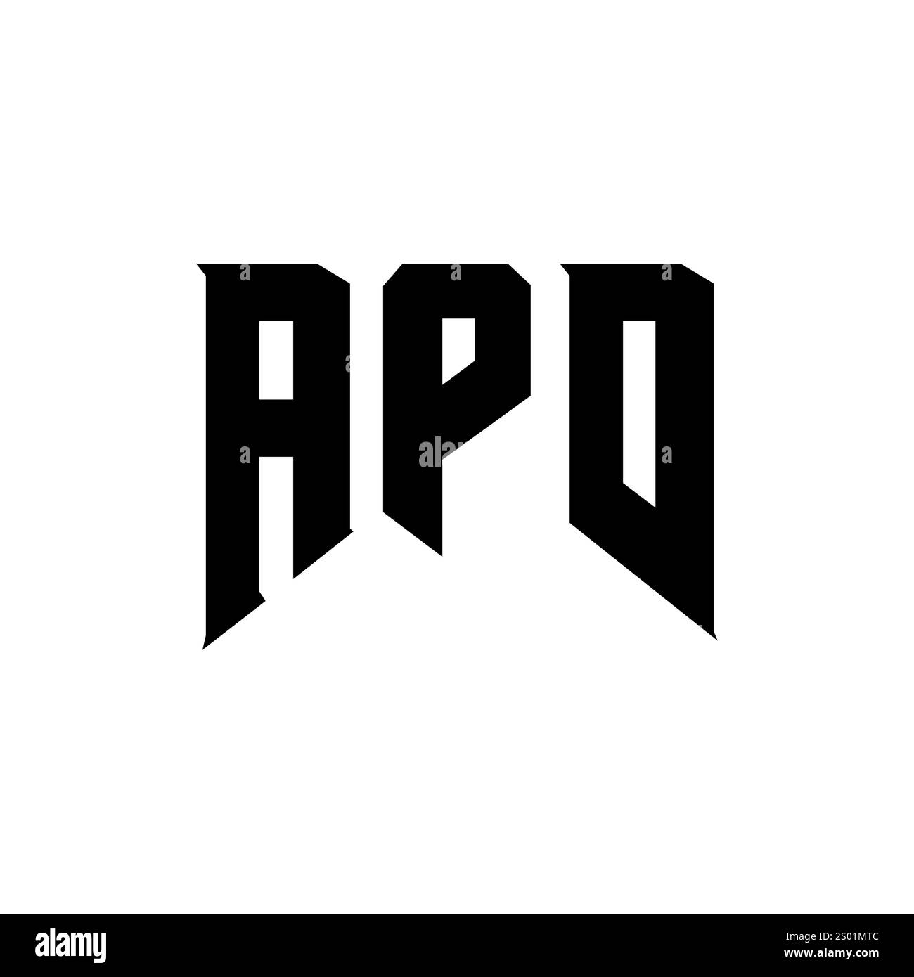 APD letter logo design for technology company. APD logo design black ...