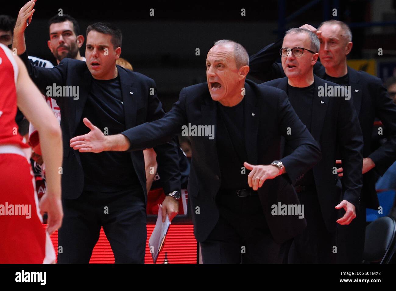 Ettore Messina, head coach EA7 Emporio Armani Olimpia Milano during EA7 ...