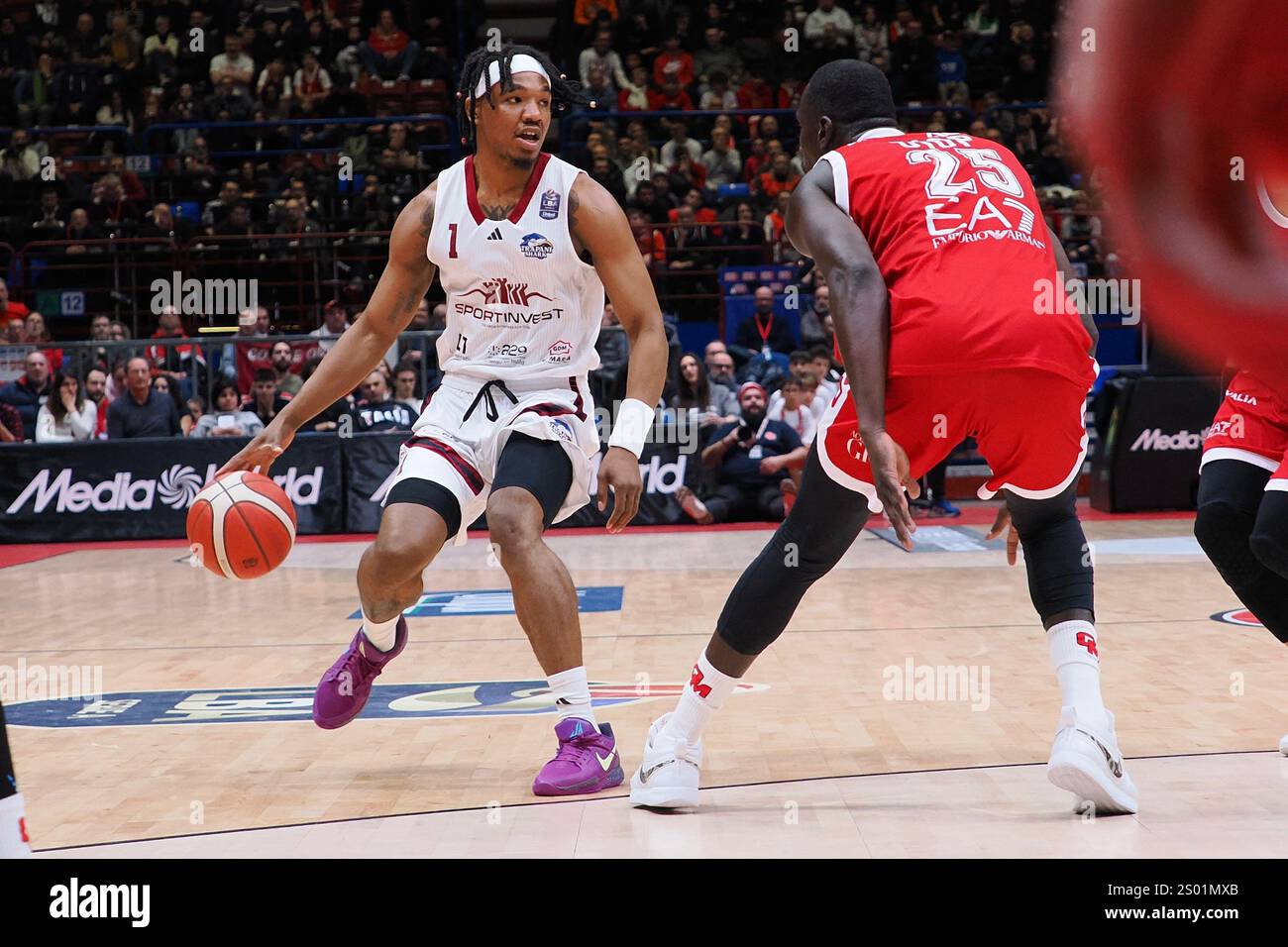JD Notae (Trapani Shark) during EA7 Emporio Armani Milano vs Trapani ...