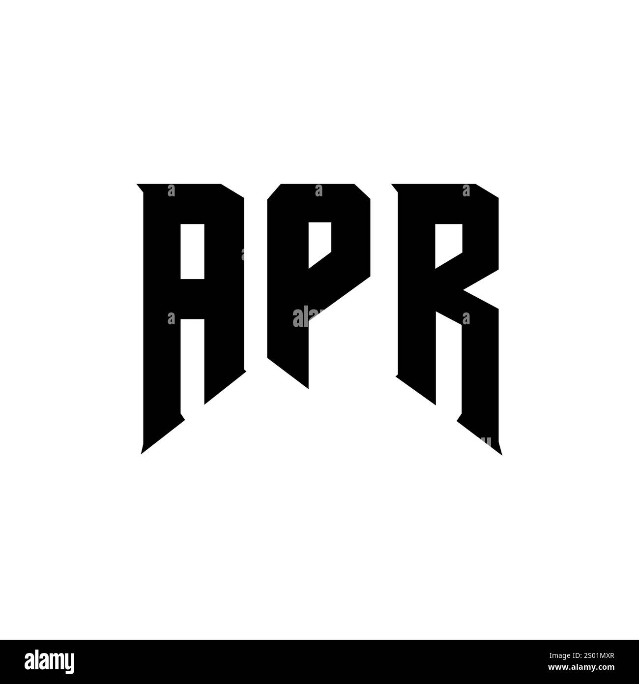 APR letter logo design for technology company. APR logo design black ...